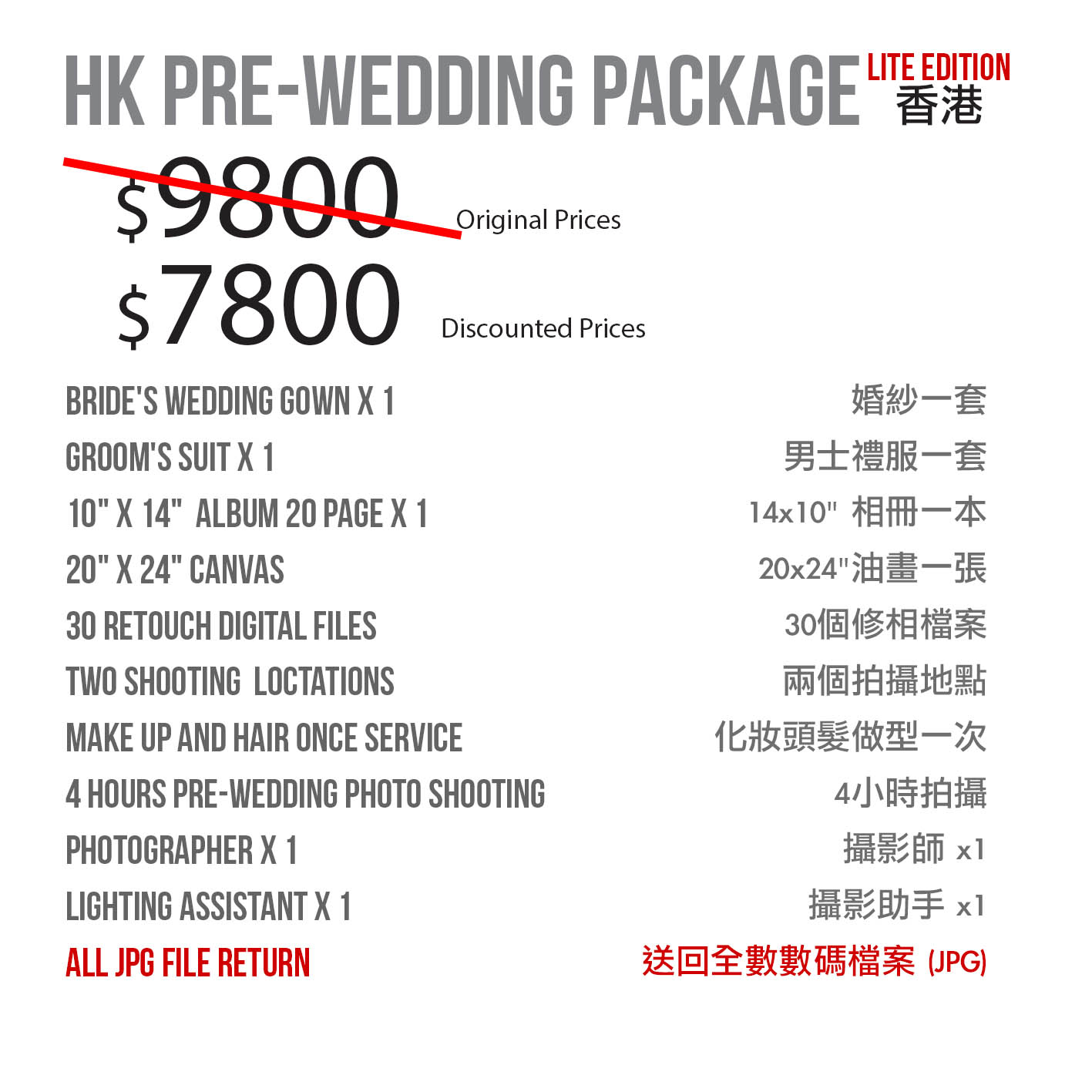 Rate Card – Faction D Photography